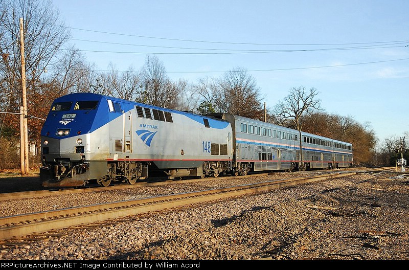 Westbound Amtrak Ann Rutledge